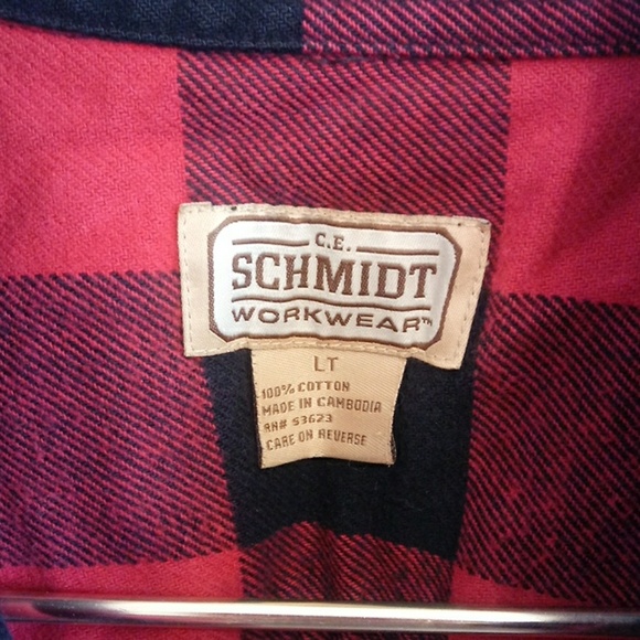 C.E. Schmidt | Shirts | Vintage Longsleeve Flannel Workwear | Poshmark